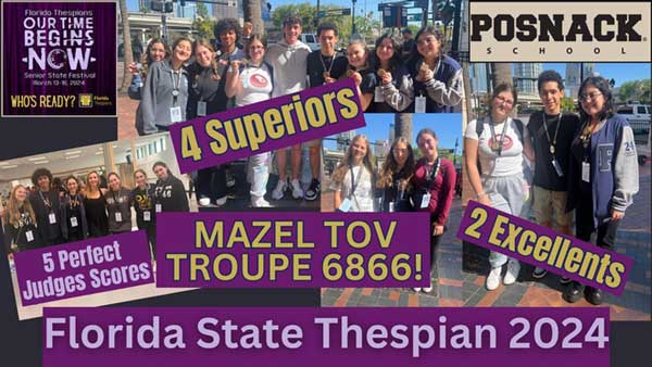 Posnack School Thespians Shine at States – Posnack School