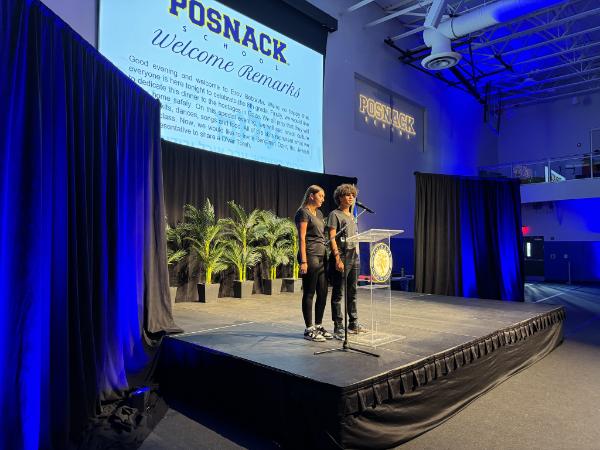 8th Grade Students Host Hebrew Dinner | Posnack School